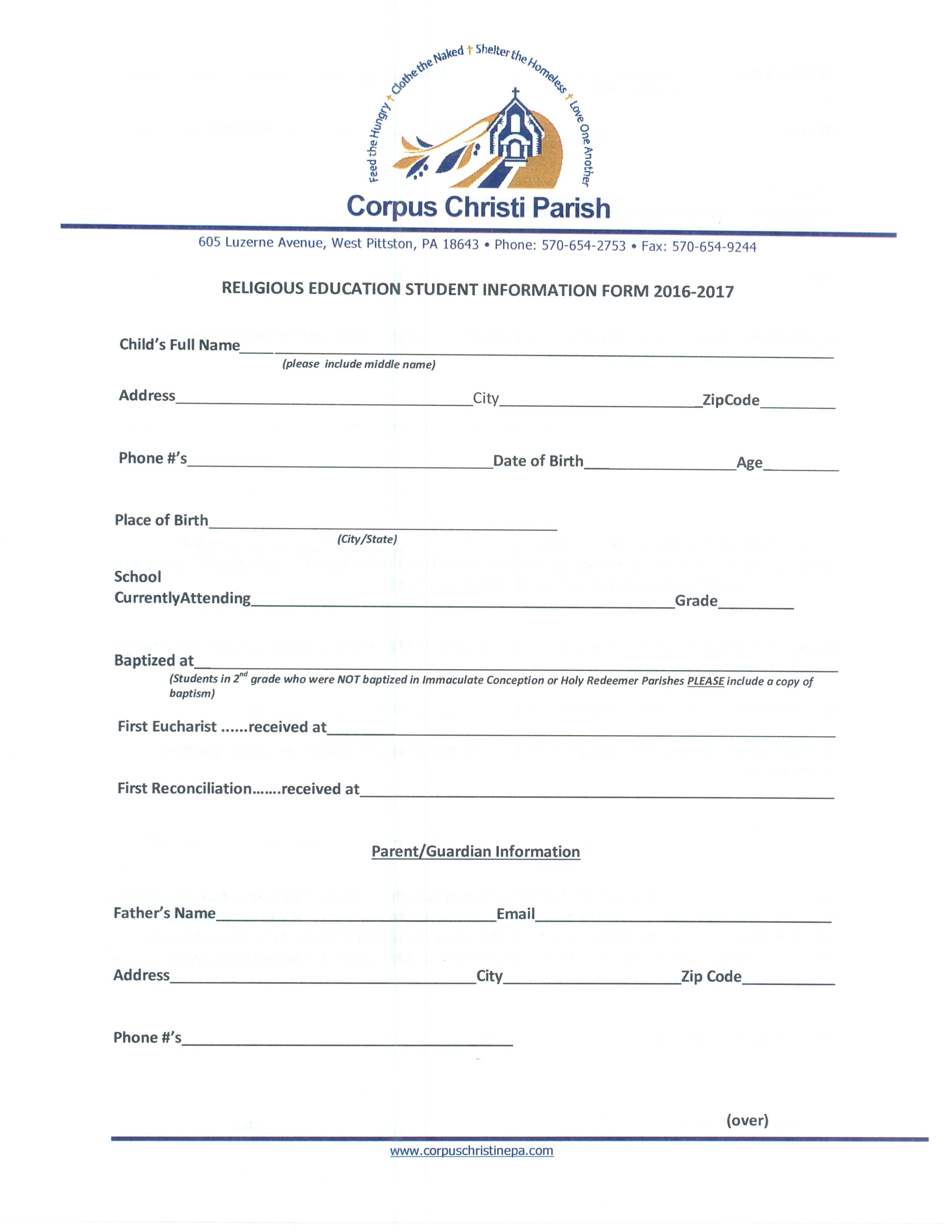 Corpus Christi Main Page